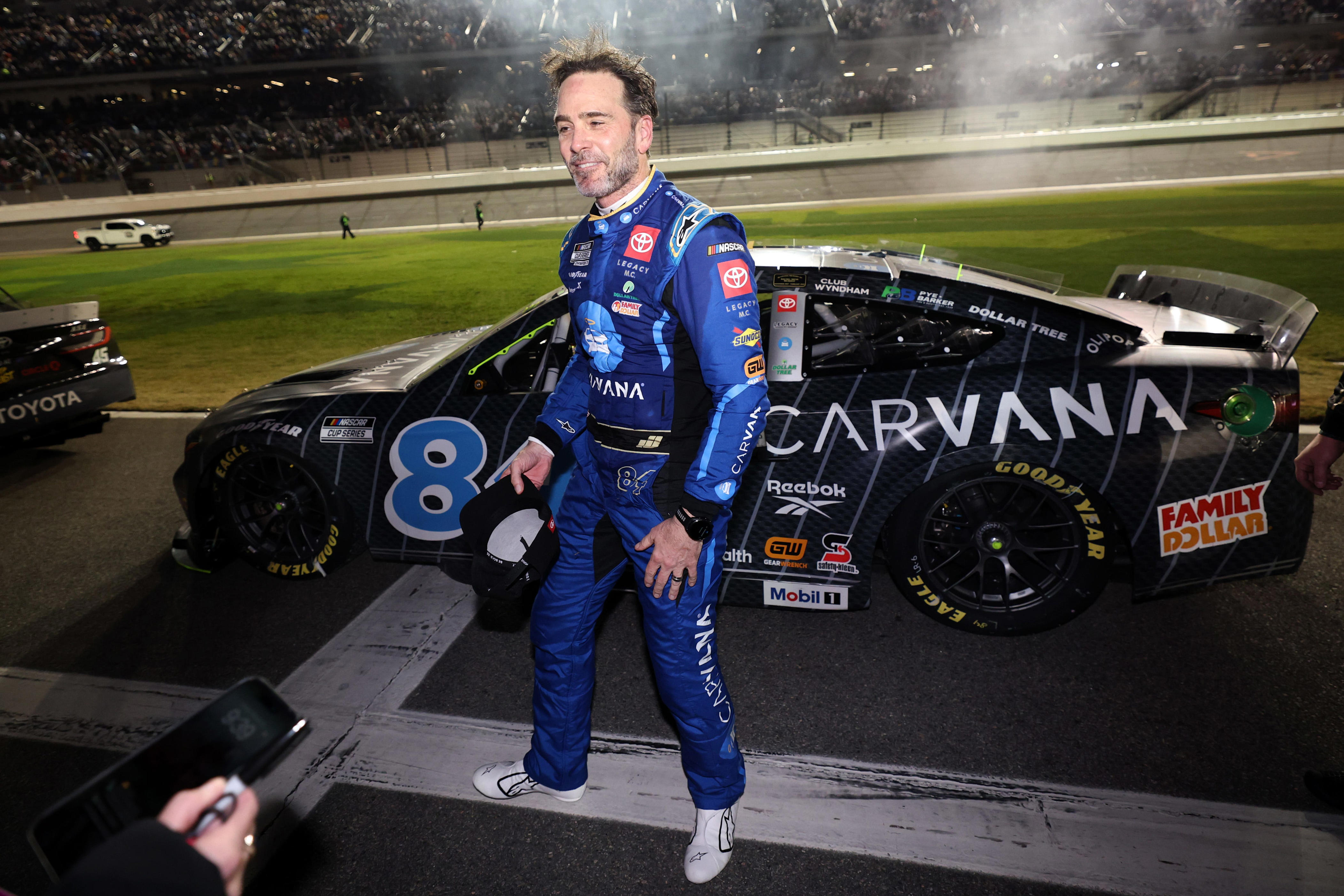 Jimmie Johnson talks about third-place finish in the 2025 Daytona 500