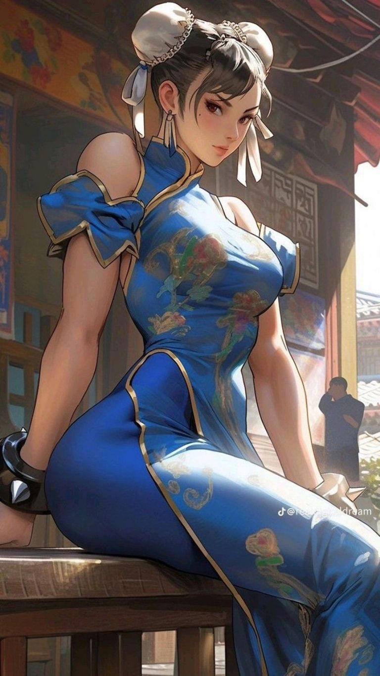 Despídete de la IA: los 4 mejores Fan Art de la bellísima Chun Li de ‘Street Fighter’