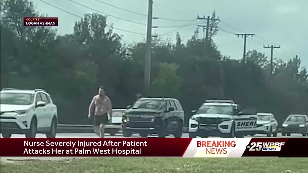 Nurse severely injured after patient attacks her at Palms West Hospital