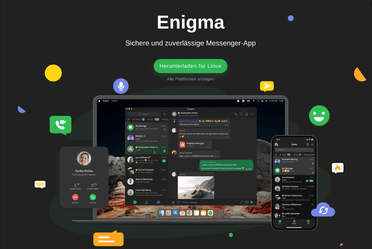 Enigma Messenger seit Mitte Januar offline