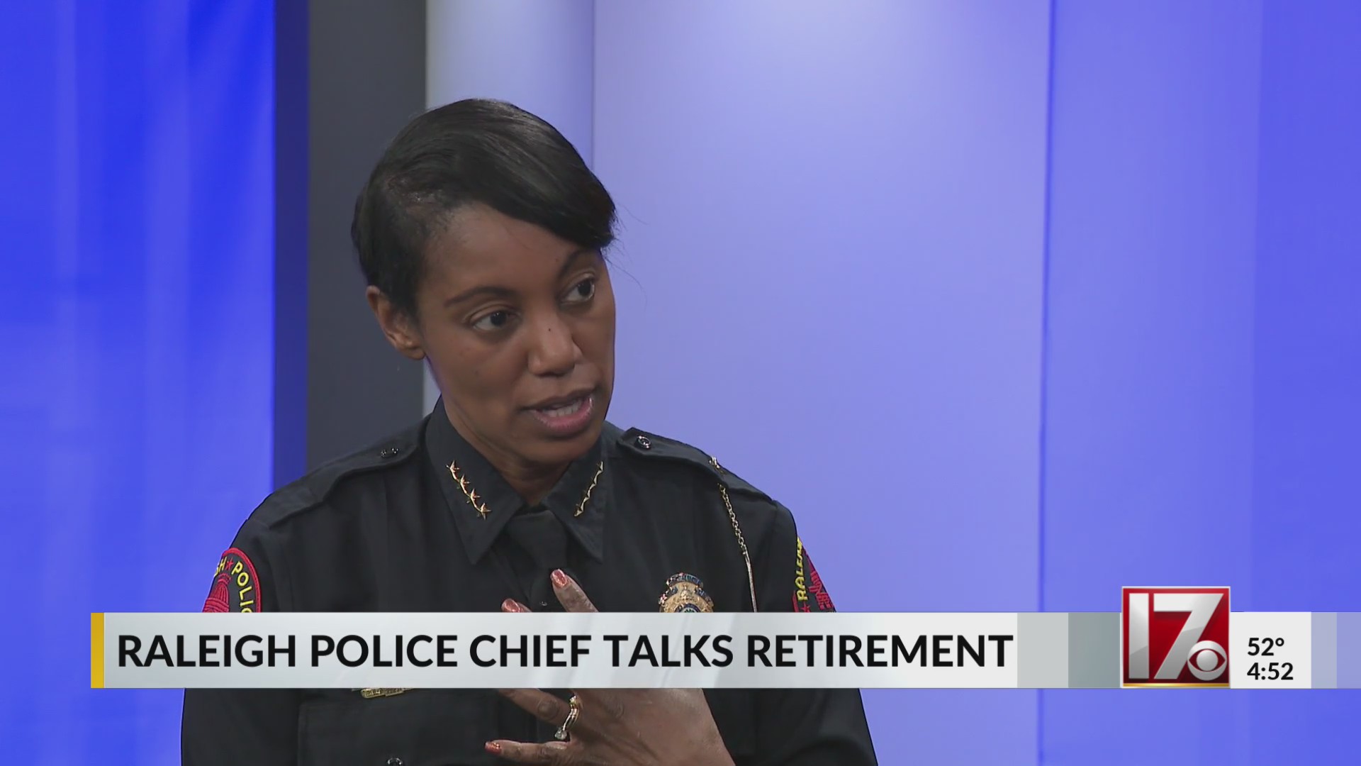 Raleigh police chief talks retirement