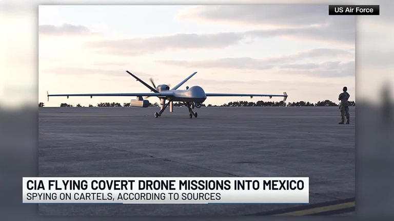 CIA using drones to spy on drug cartels in Mexico, sources say