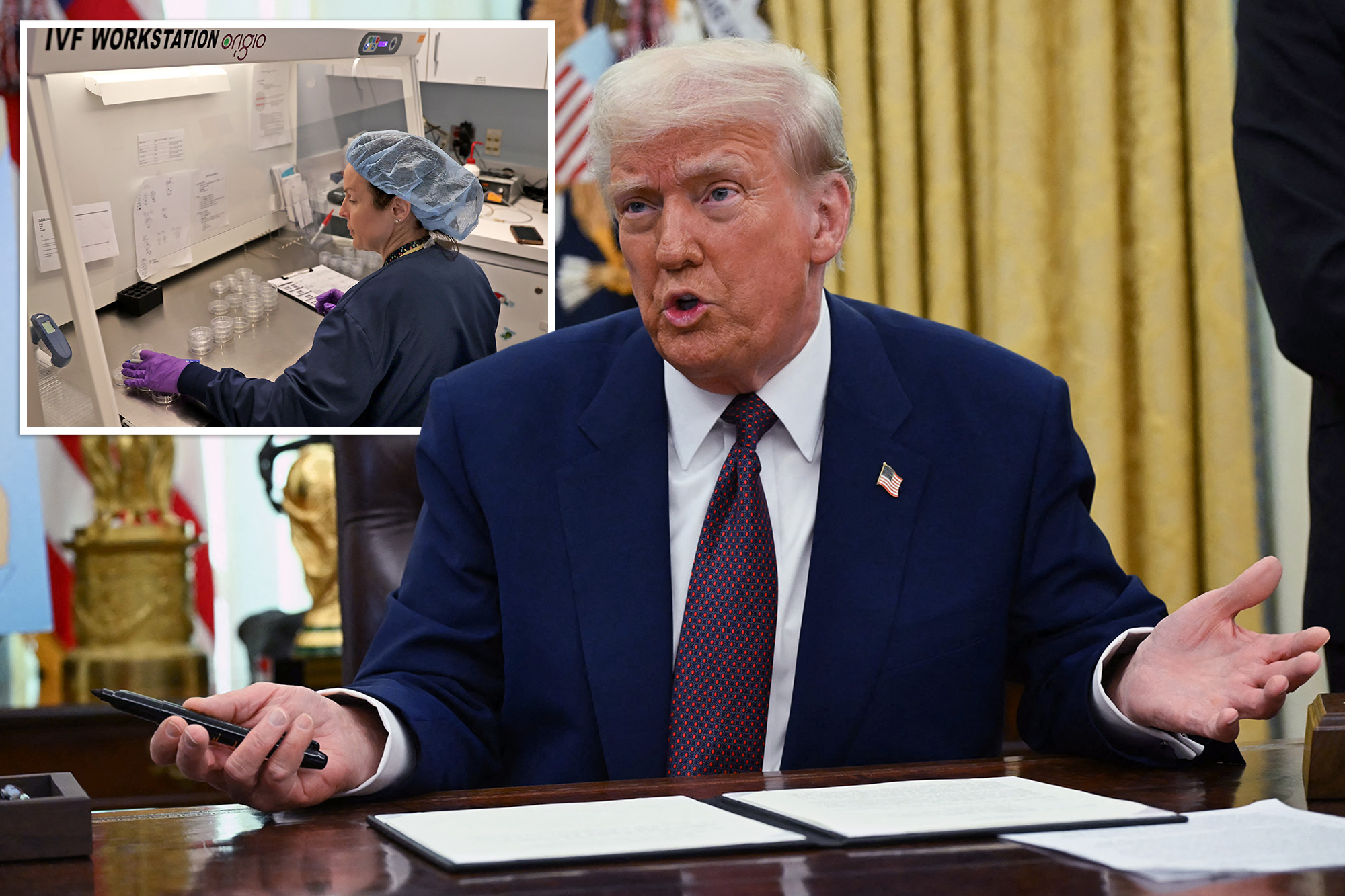 Trump signs executive order to ‘aggressively reduce’ IVF costs — after ...