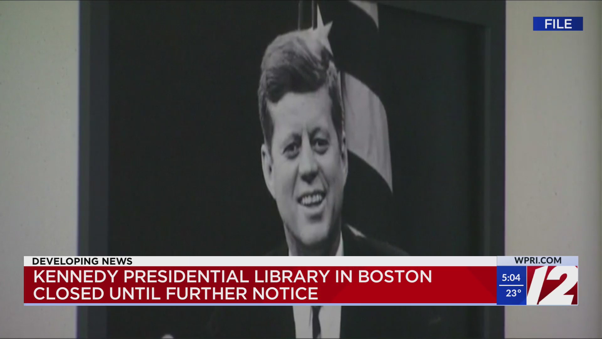 JFK Presidential Library in Boston closed until further notice
