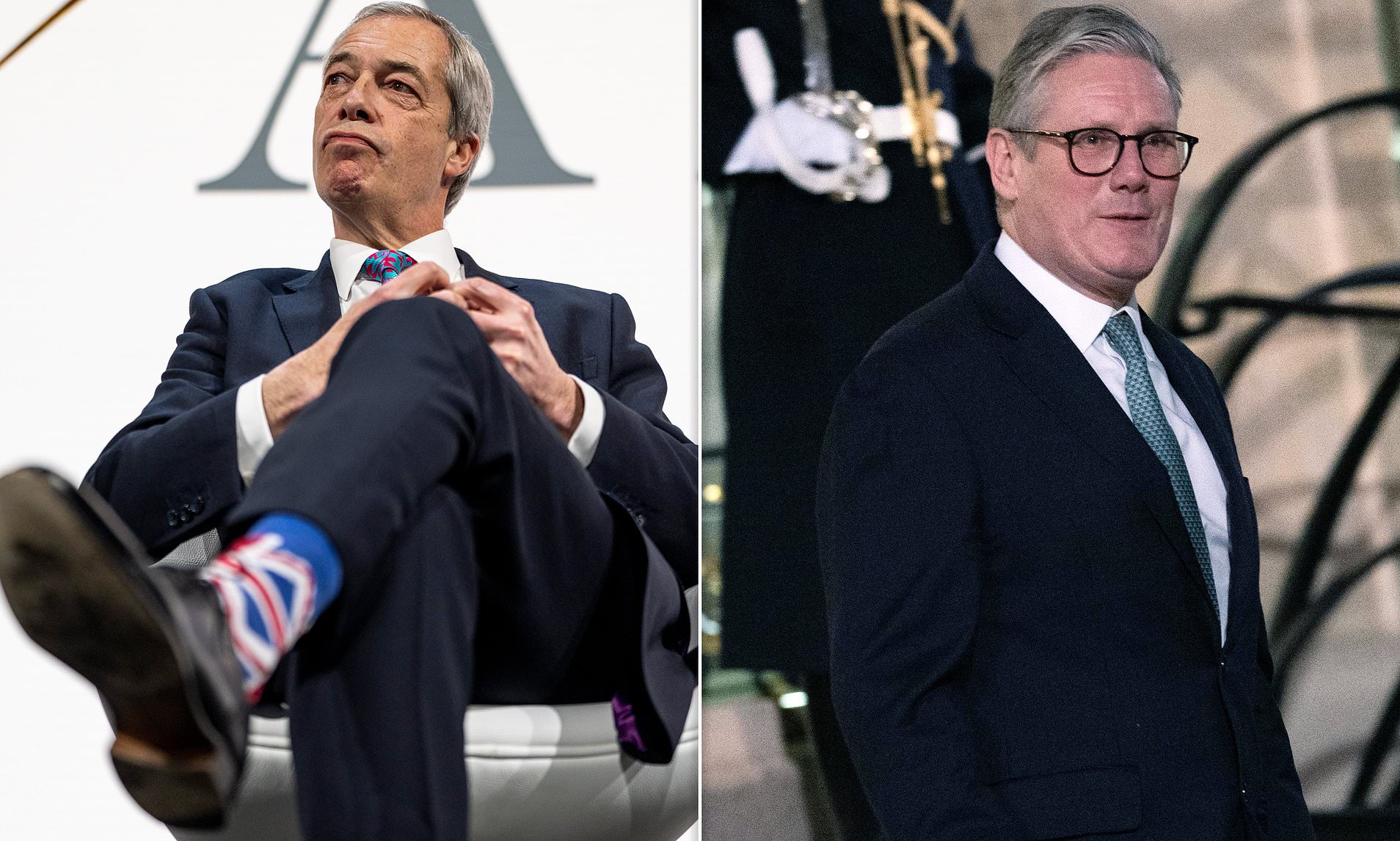 Farage warns Labour to stop being 'miserable' and raise the birth rate