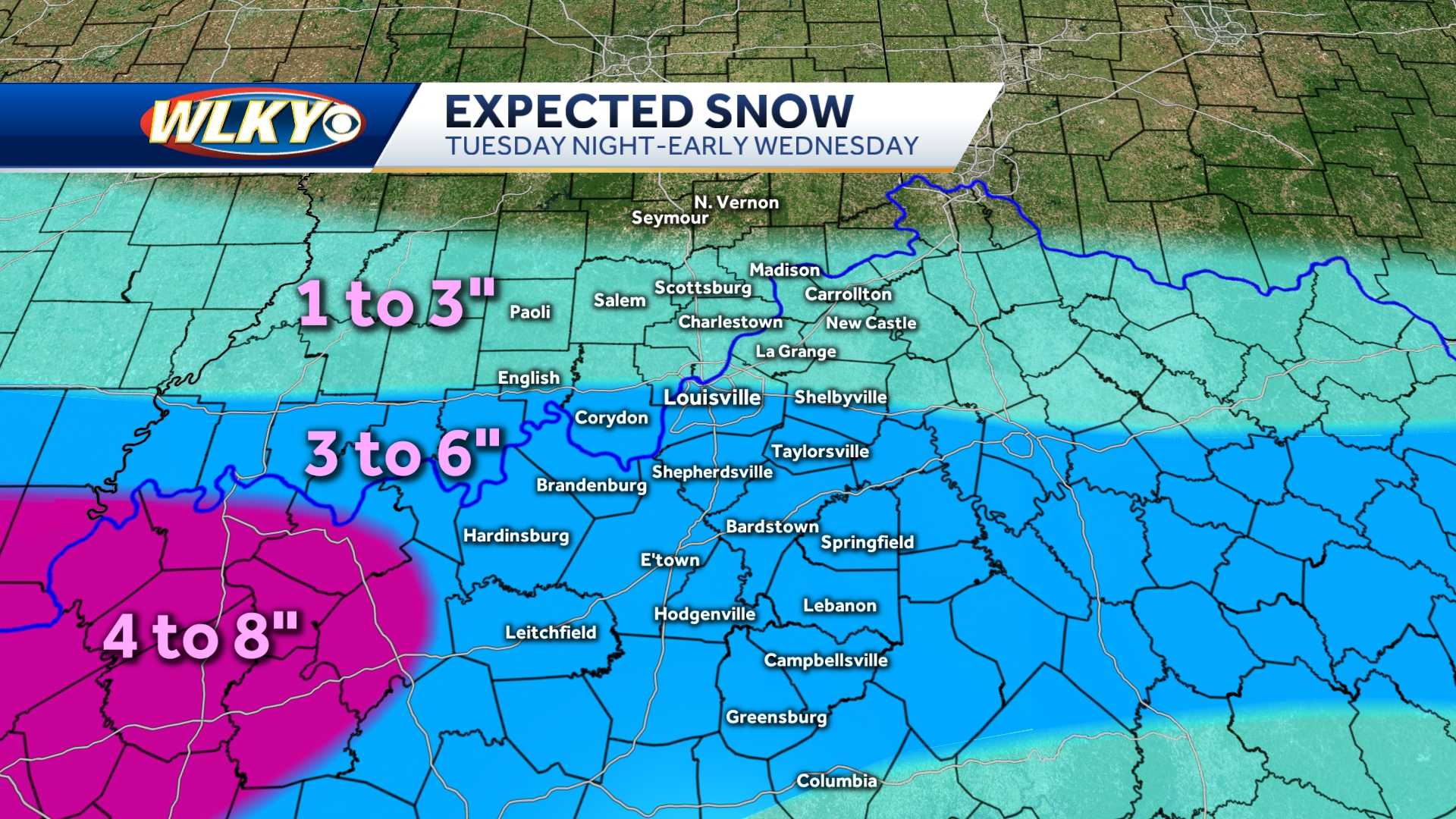 Winter weather alerts: Accumulating snow on the way overnight