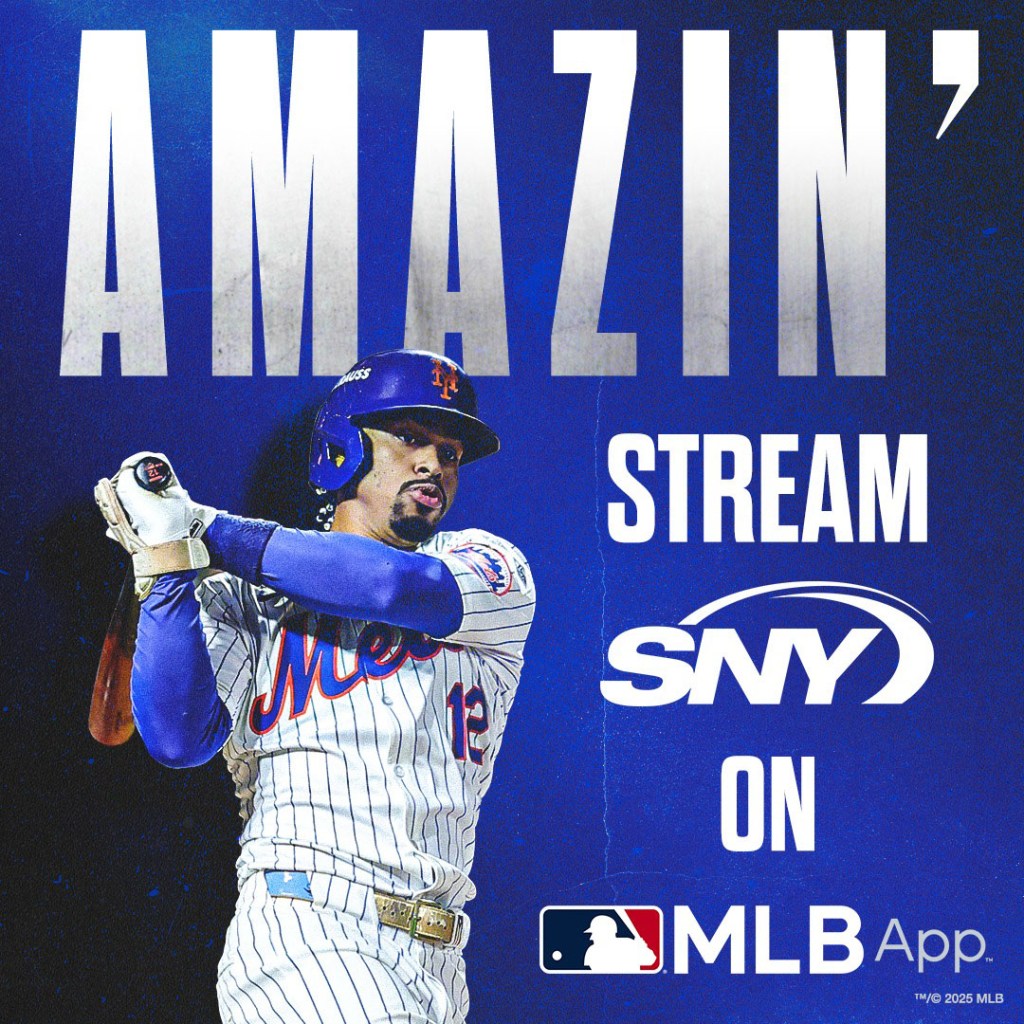 SNY to stream Mets games on MLB app — here’s how much it costs