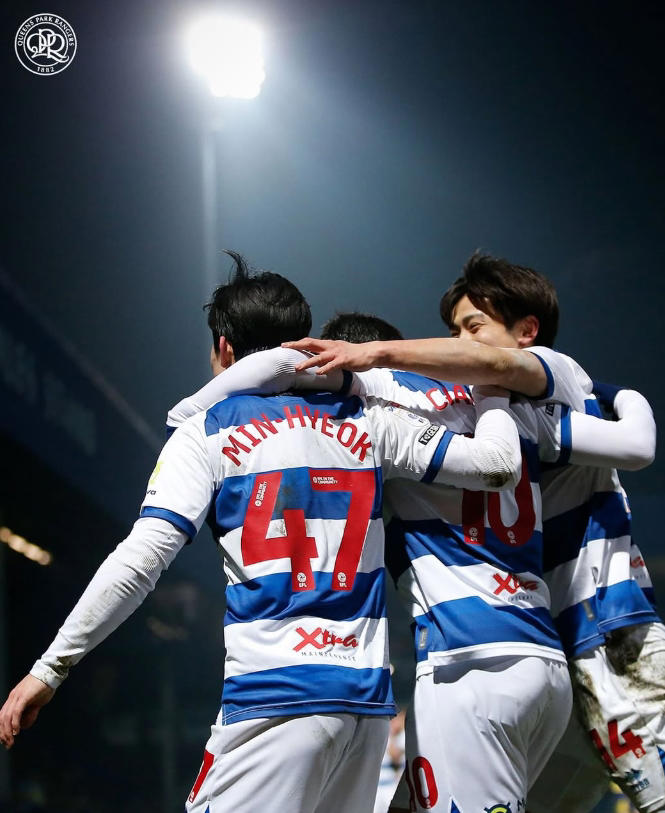 '토트넘 스타' 양민혁 맛이 참 달구나...임대 후 4G 뛴 신입 '직캠' 만든 QPR, 열일하네!
