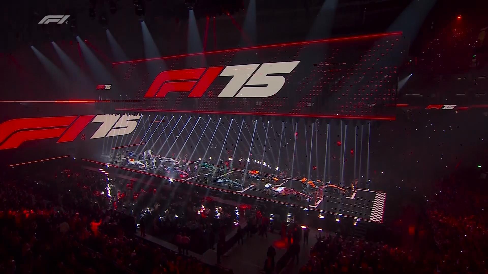 Highlights from F1's 2025 75th anniversary season launch at London's O2