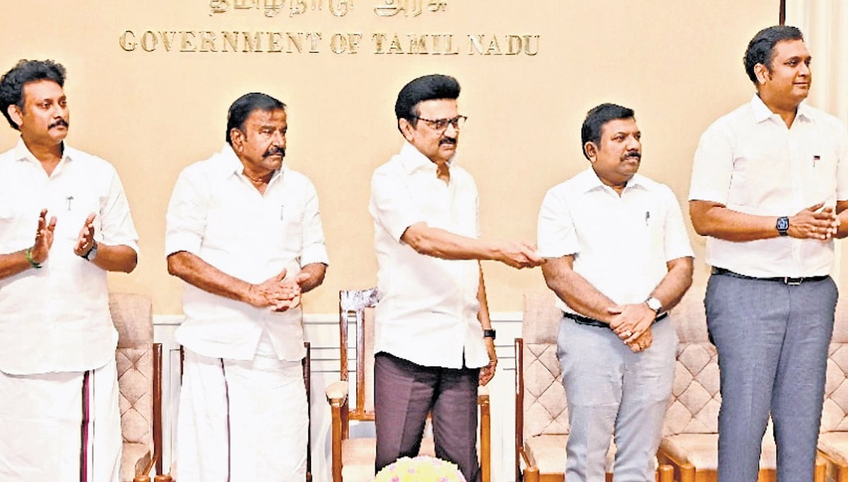 CM Stalin lays foundation stone for Madurai, Tiruchy Tidel Parks