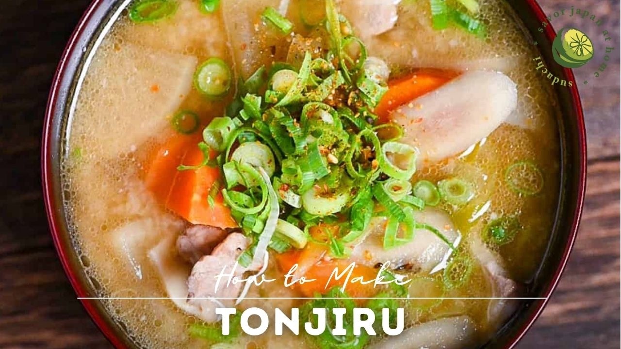 How to Make Tonjiru | Authentic Japanese Pork Miso Soup Recipe 🍲