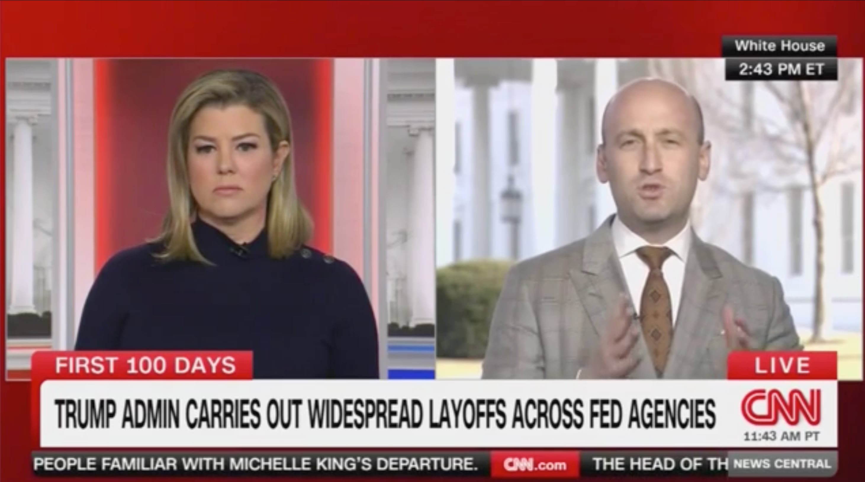 CNN Host Asks Hysterical Stephen Miller to ‘Calm Down’ in Live Interview