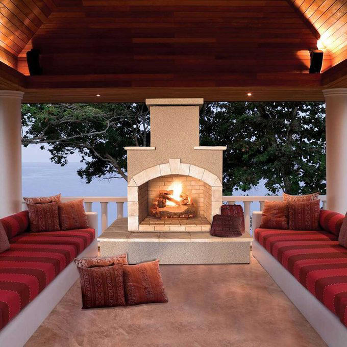 9 Outdoor Fireplace Design Ideas