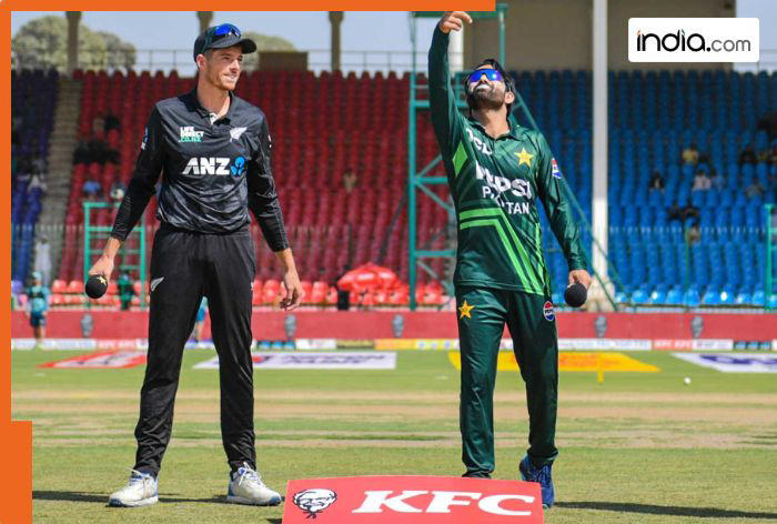 Champions Trophy 2025 1st Match Live Score Pakistan vs New Zealand - Mohammed Rizwan's side eye ...