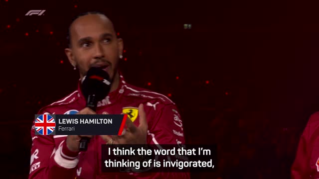 Hamilton feeling 'invigorated' ahead of 2025 season at Ferrari