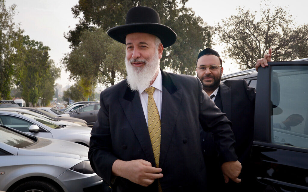 Police investigate former chief rabbi Metzger on suspicion he molested ...