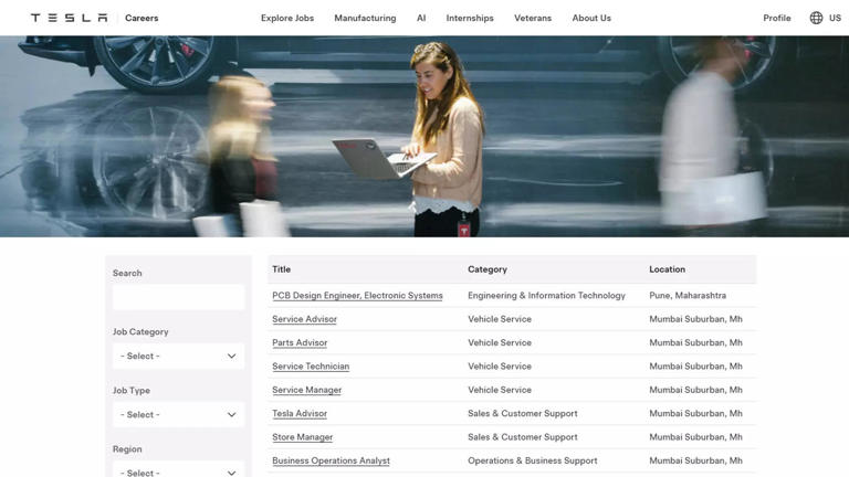 Tesla seeks applications for 13 roles in India: How to apply, job ...