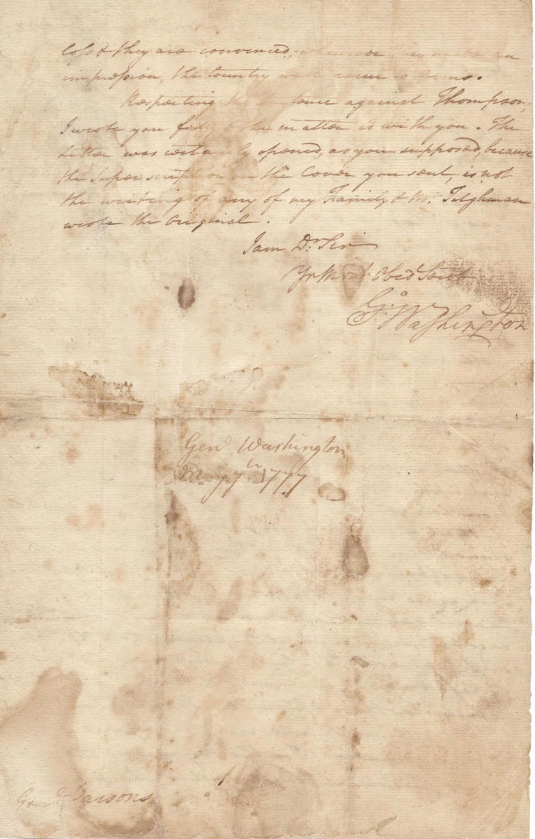 You Can Buy a Rare Letter by George Washington Written at a Crucial ...