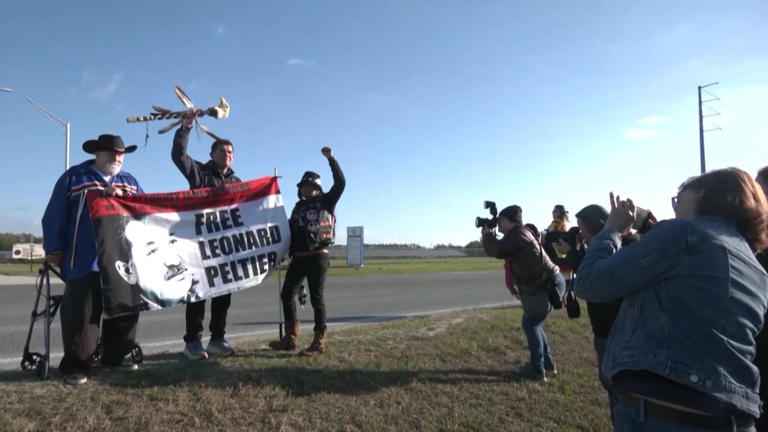 Native American activist Leonard Peltier released from Florida prison ...