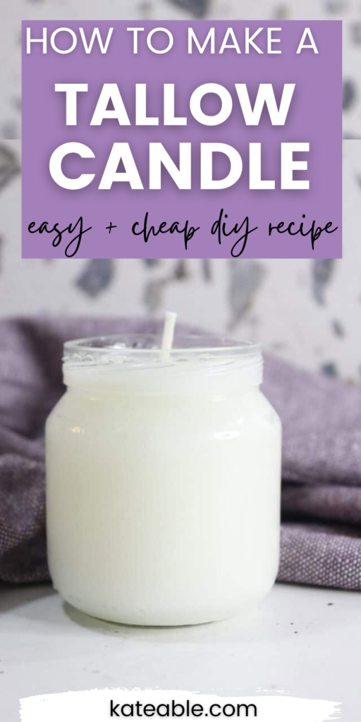 How to Make Tallow Candles