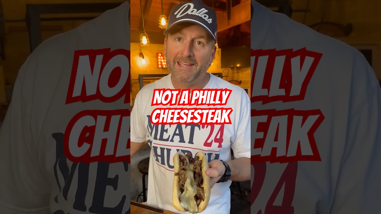"Smoked Brisket Cheesesteak With Bold, Sharp Flavor"