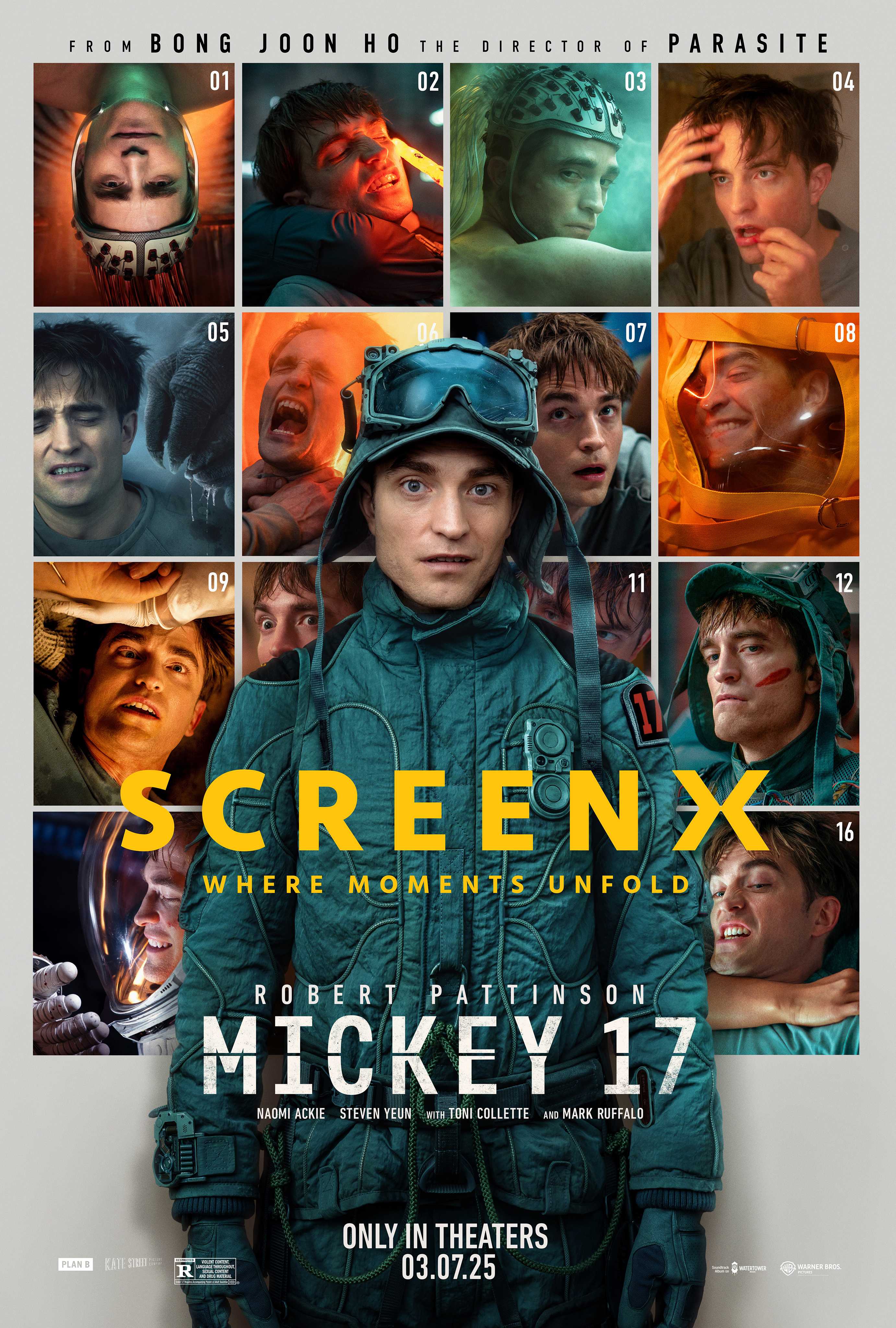 Mickey 17 ScreenX Poster Reveals Every Version Of Robert Pattinson's ...