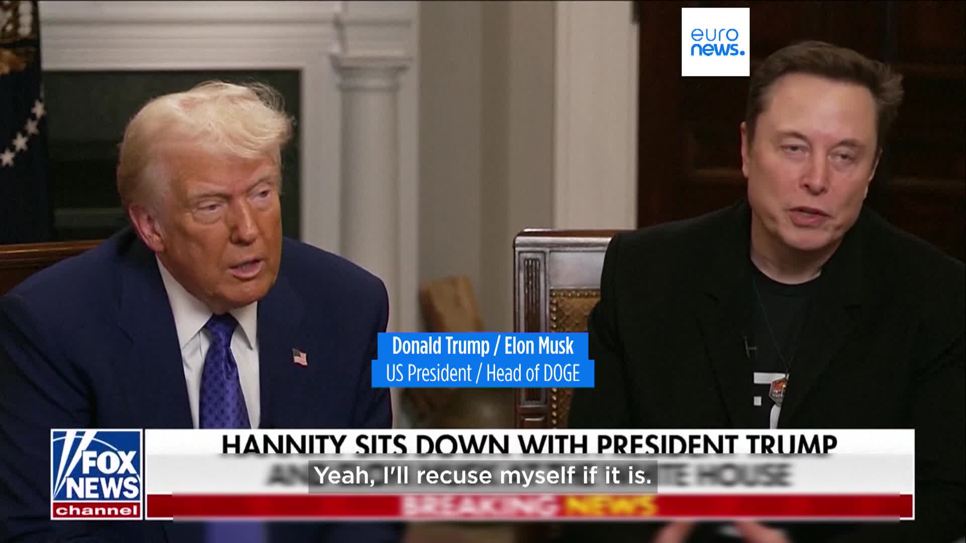 Trump claims Musk's companies will not benefit as DOGE guts agencies ...