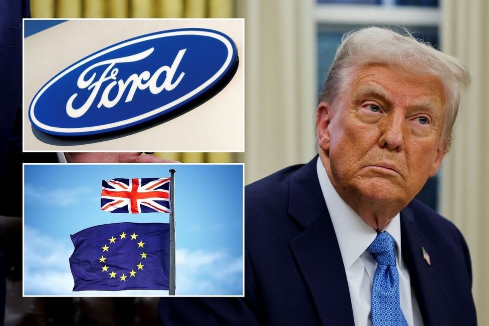 Trump threatens huge 25% tariff on cars as Ford warns they will 'blow a ...