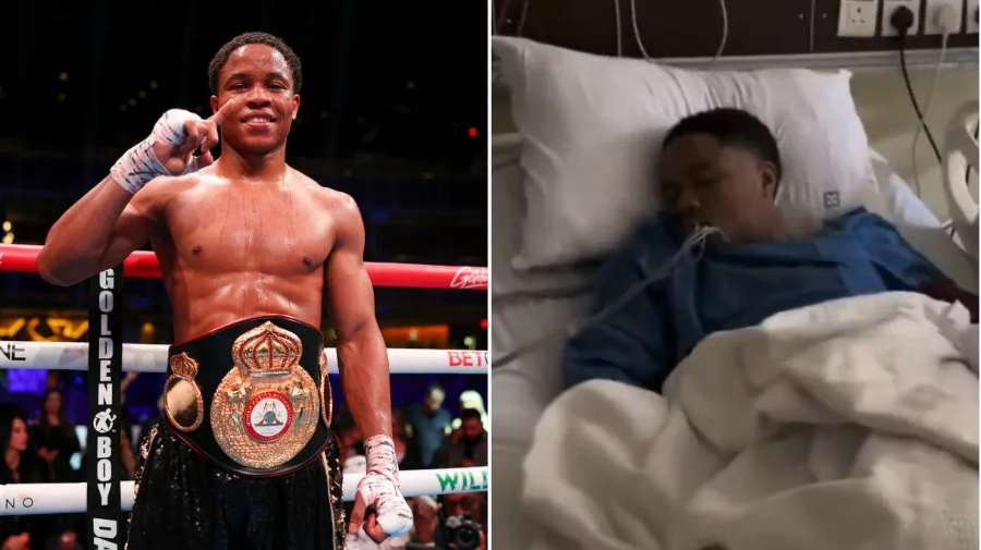 World title fight called off with boxer hospitalised after wild ...