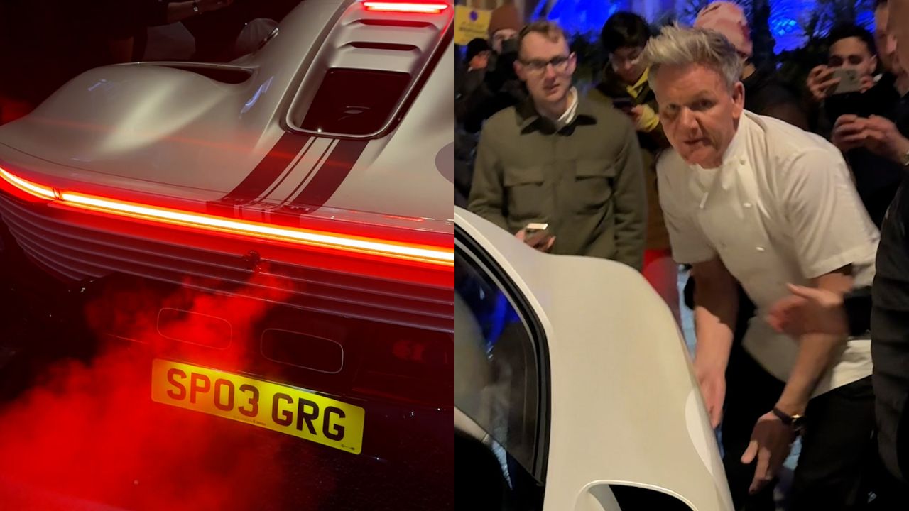 Gordon Ramsay makes huge noise - by showing off £4m Ferrari