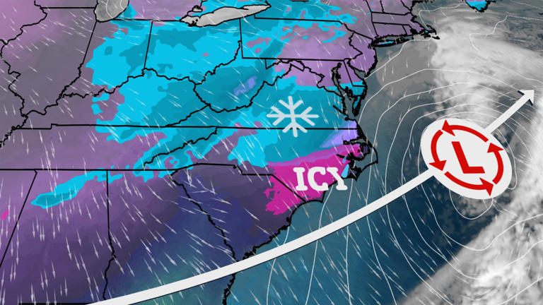 Winter Storm Kingston To Blanket Mid-Atlantic With Snow And Ice Through ...
