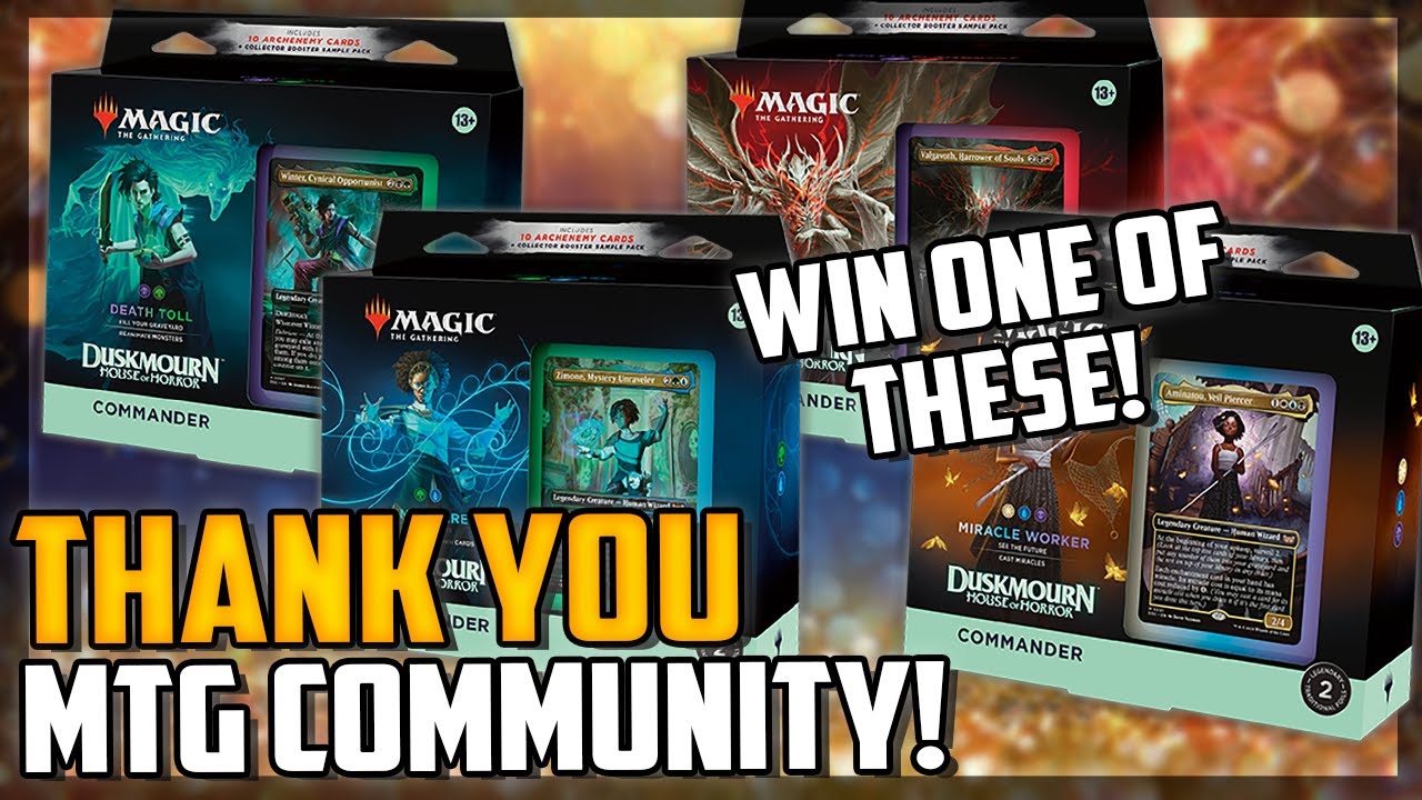 Giveaway, Feedback and Lessons Learned! - Magic The Gathering