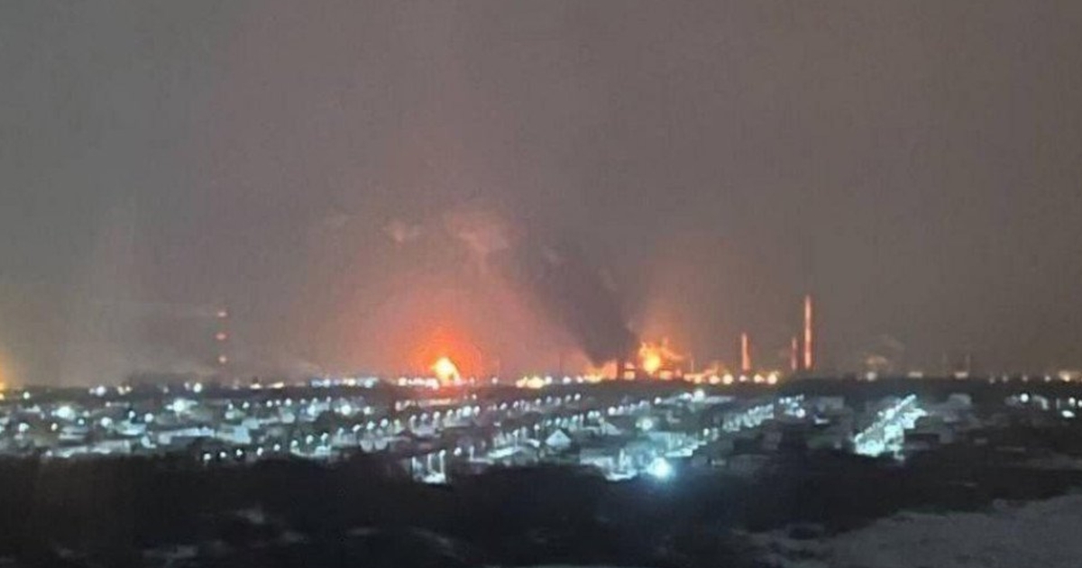 Fire Erupts at Russian Oil Refinery Following Another Drone Attack