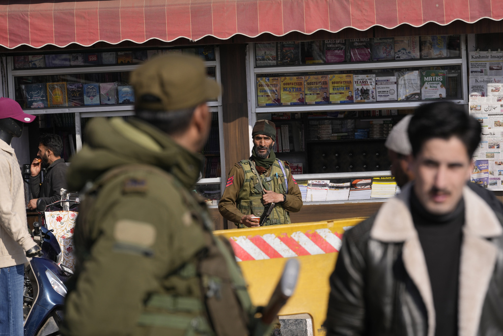Police in disputed Kashmir raid bookstores, seizing books related to Islamic group