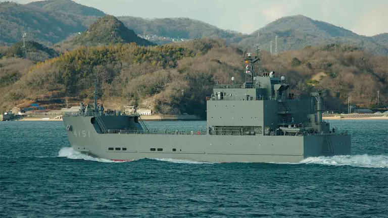 Japan Begins Sea Trials for the New Military Transport Ship LCU 4151 ...