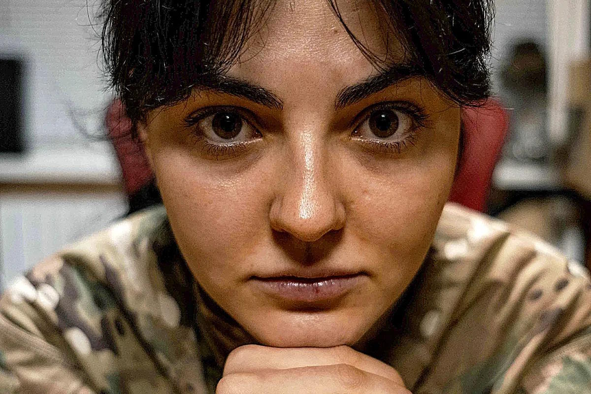 Alina Mykhailova, councilwoman in Kiev and captain in the Ukrainian ...