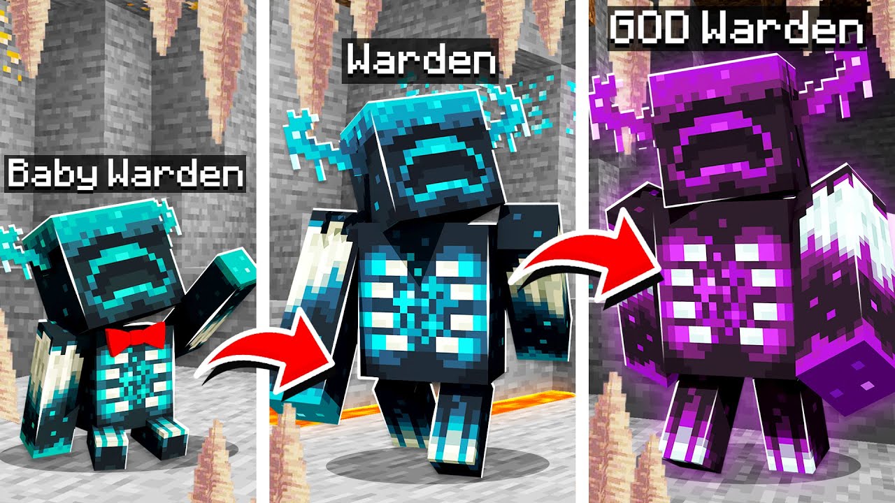 Upgrading THE WARDEN to GOD WARDEN in MINECRAFT! (strong)