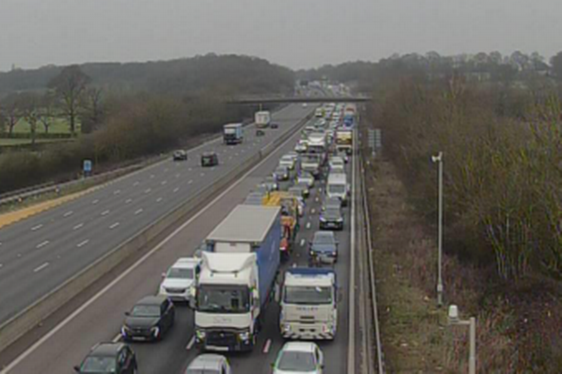 M23 diversion route in full as crash causes severe delays to Gatwick ...