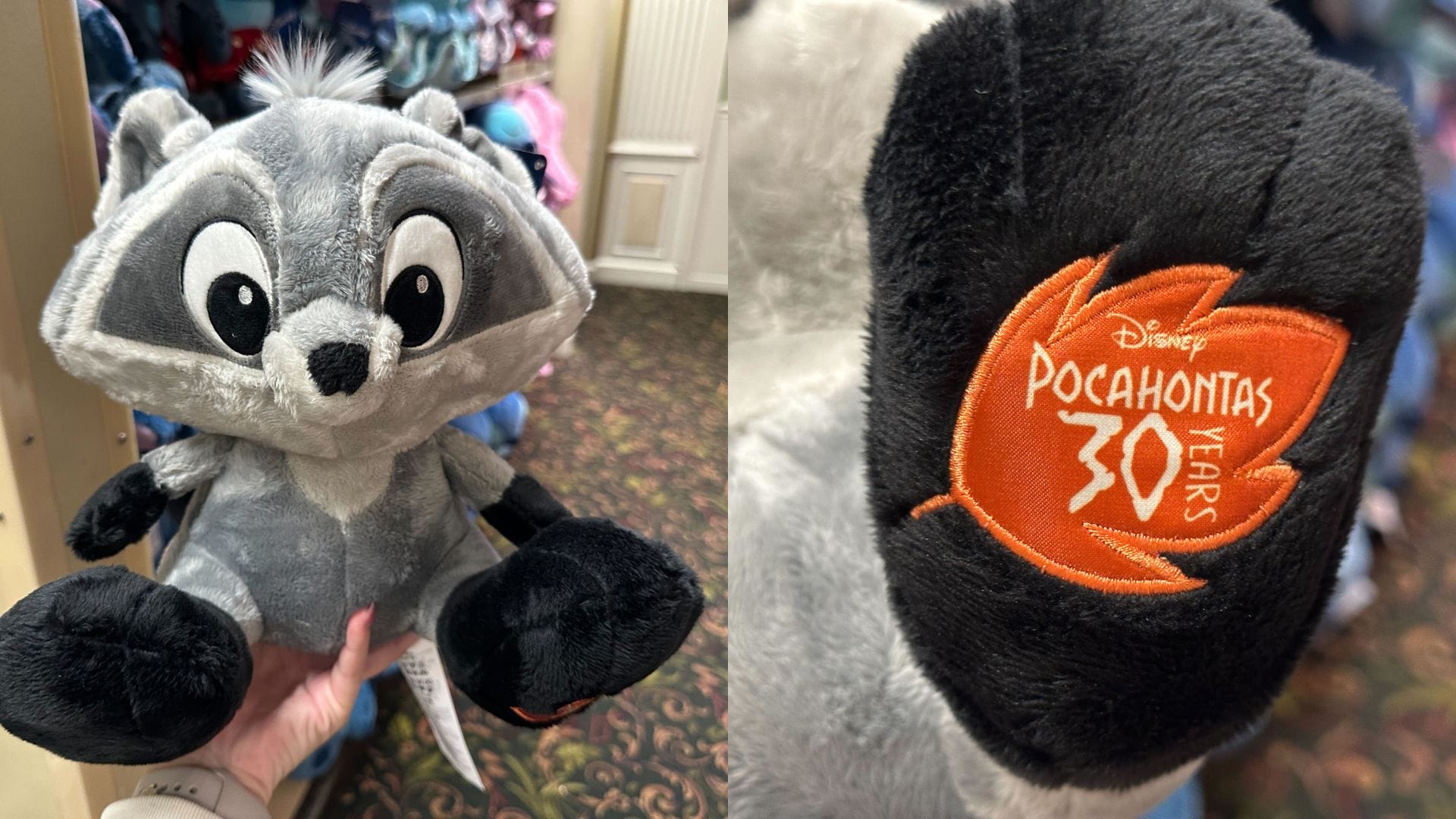 New 'Pocahontas' 30th Anniversary Meeko Plush Available at Walt Disney ...