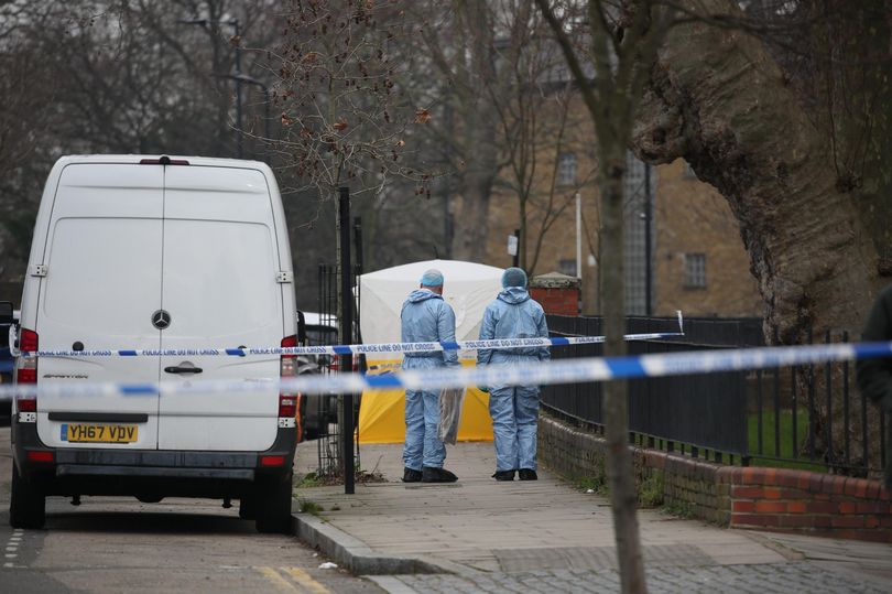 Photos show Hackney murder scene after man, 20, stabbed to death on ...