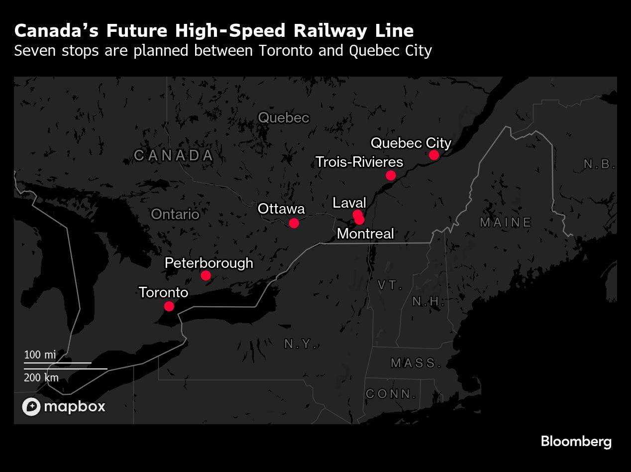 CDPQ, Systra Win Bid to Build Canada High-Speed Rail Project