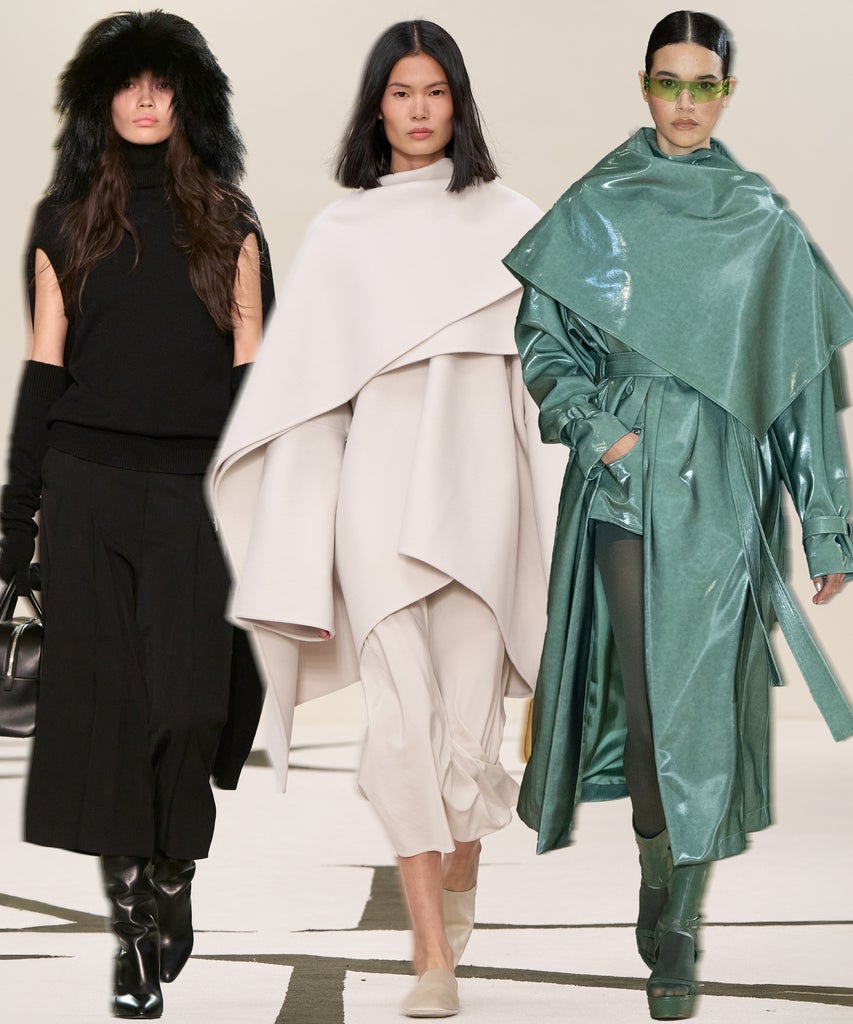 Move Over Scarf Coats, Cape Jackets Are The Next It Outerwear Trend