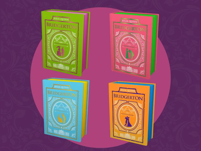 Bridgerton's Limited-Edition Hardcover Books Featuring Colorful Stained ...