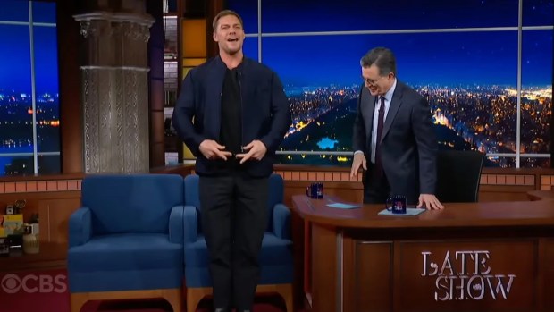 'Reacher' Star Alan Ritchson Dusts Off His Ballet Moves for Colbert | Video