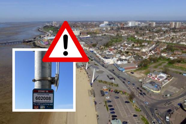 'Quishing' warning as scammers target parking signs on Southend seafront