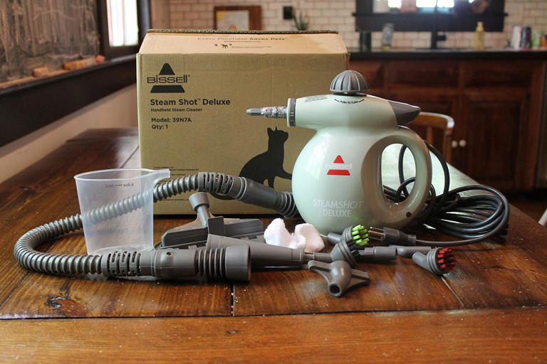 Our Favorite Handheld Steam Cleaner Eliminates Stains and Odors Naturally