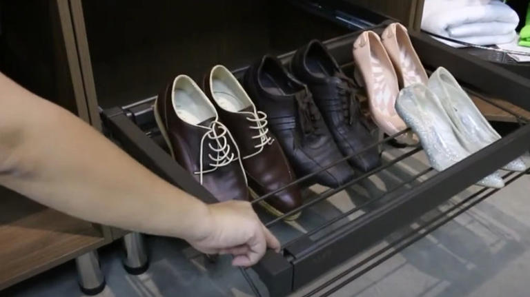 Too Many Shoes? Free Up Closet Space With A Sleek Pull Out Storage Solution