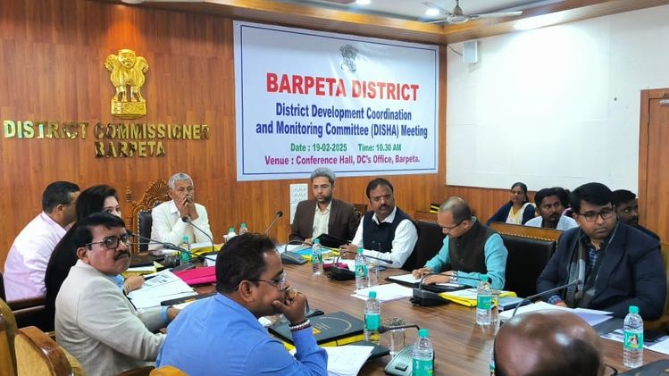 Assam LS MP chairs DISHA meet in Barpeta, reviews development progress