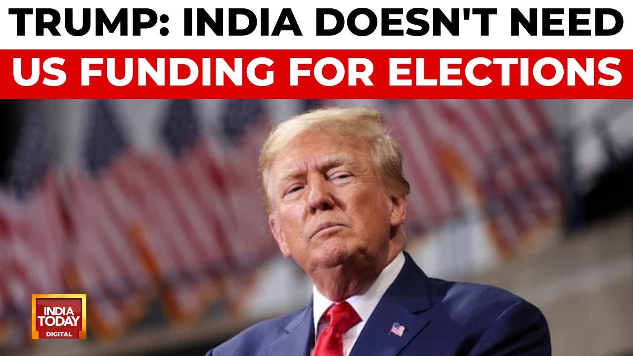 Trump slams $21 million US funding for India's voter turnout