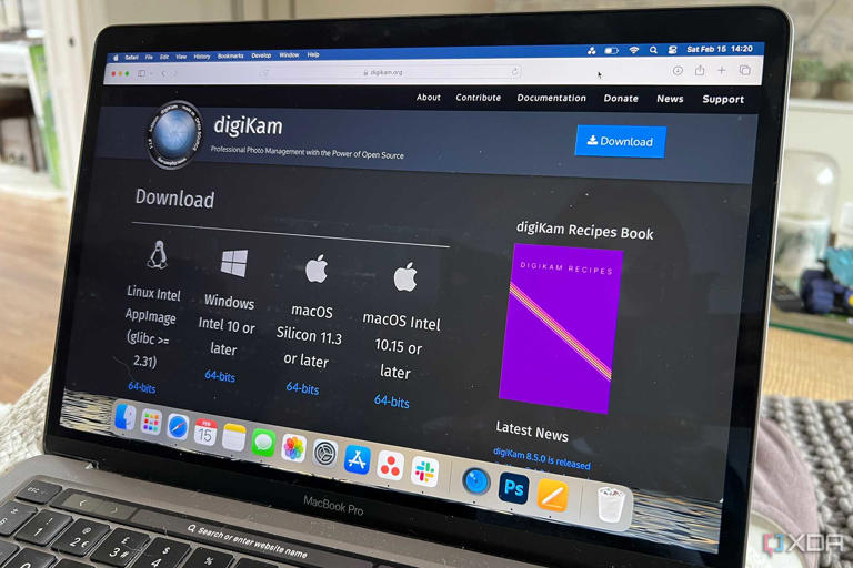 How does DigiKam compare to Immich for open-source photo management?